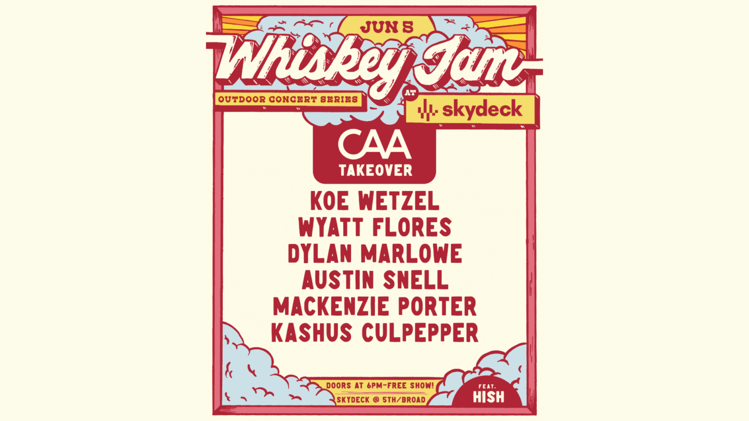 CAA To Take Over Whiskey Jam On Wednesday - MusicRow.com
