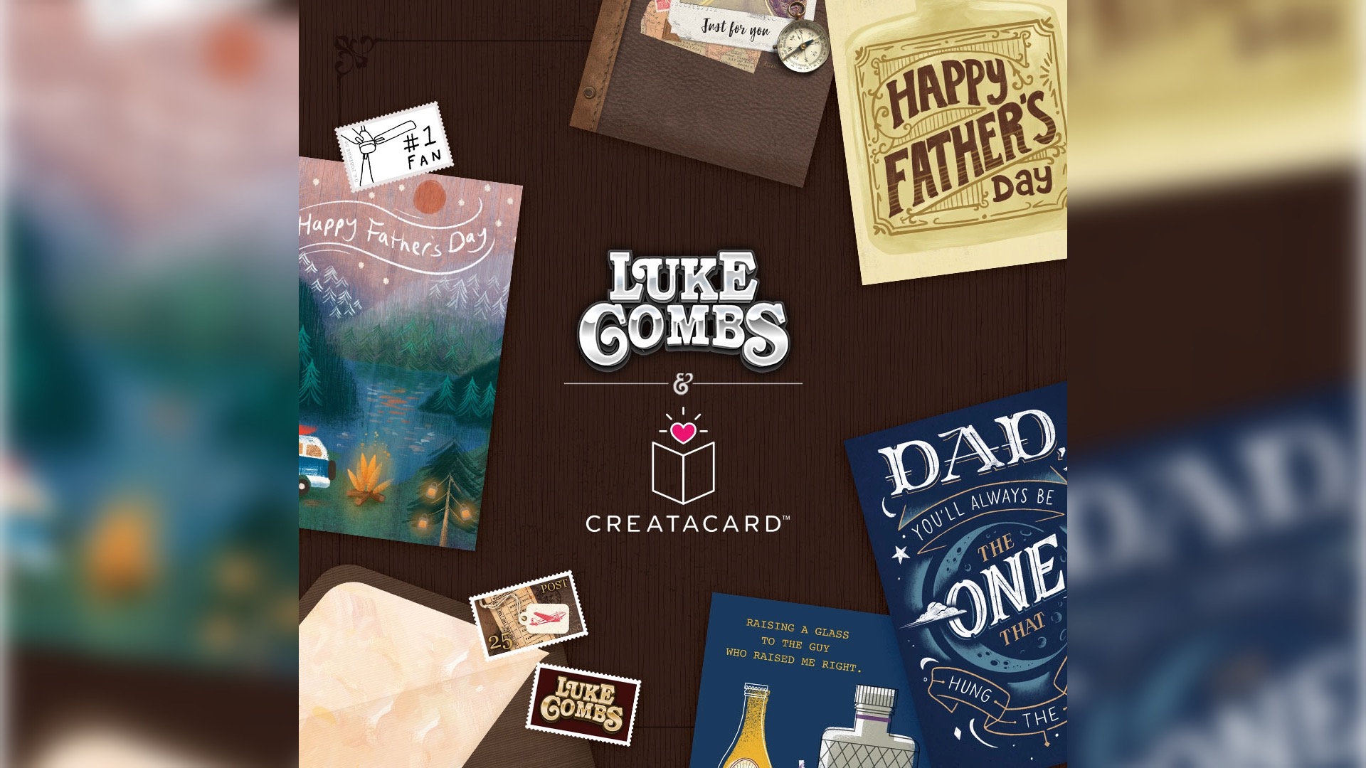 Luke Combs & American Greetings Join Forces For New Father's Day Card ...