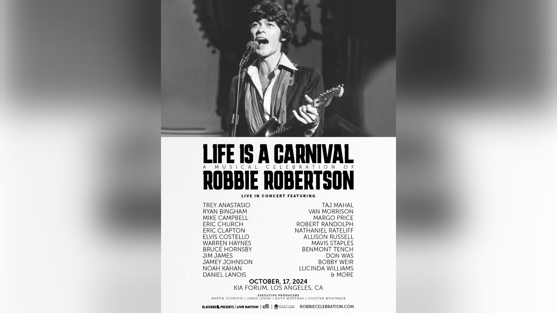 Eric Church, Jamey Johnson, More Among Lineup For Robbie Robertson ...