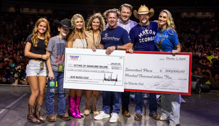 Jason Aldean Donates To Hurricane Helene Relief Efforts During Macon ...