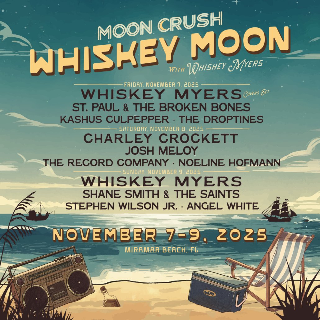 Whiskey Myers To Host First Moon Crush 'Whiskey Moon' Vacation Next ...