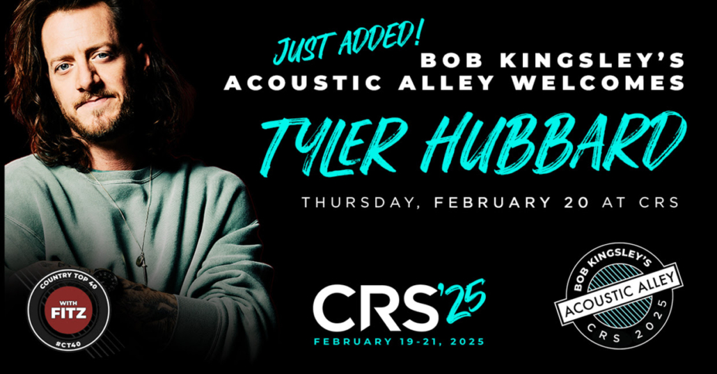 Tyler Hubbard To Perform At 'Bob Kingsley's Acoustic Alley' During CRS ...