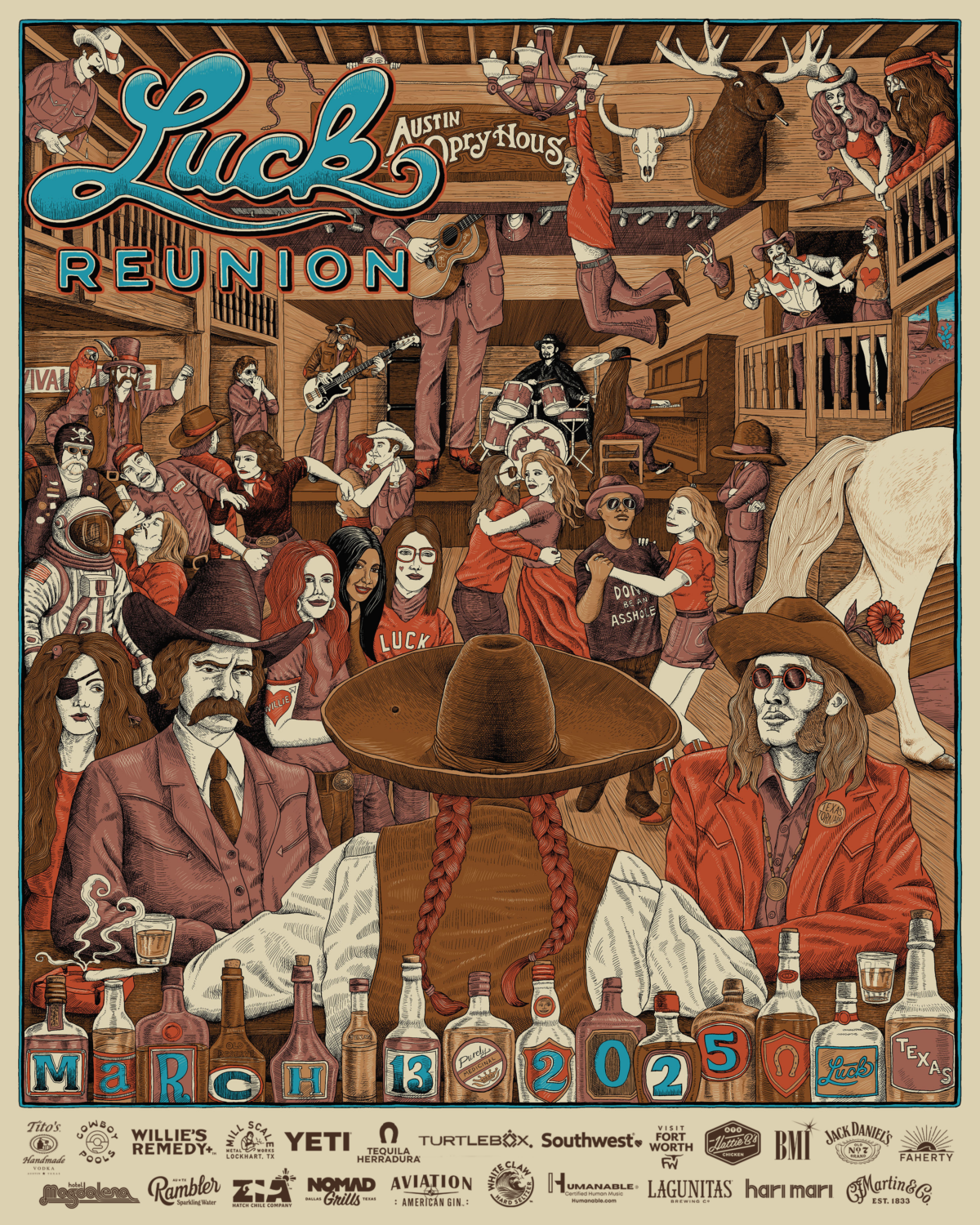 Willie Nelson's Luck Reunion 2025 Lineup Revealed - MusicRow.com