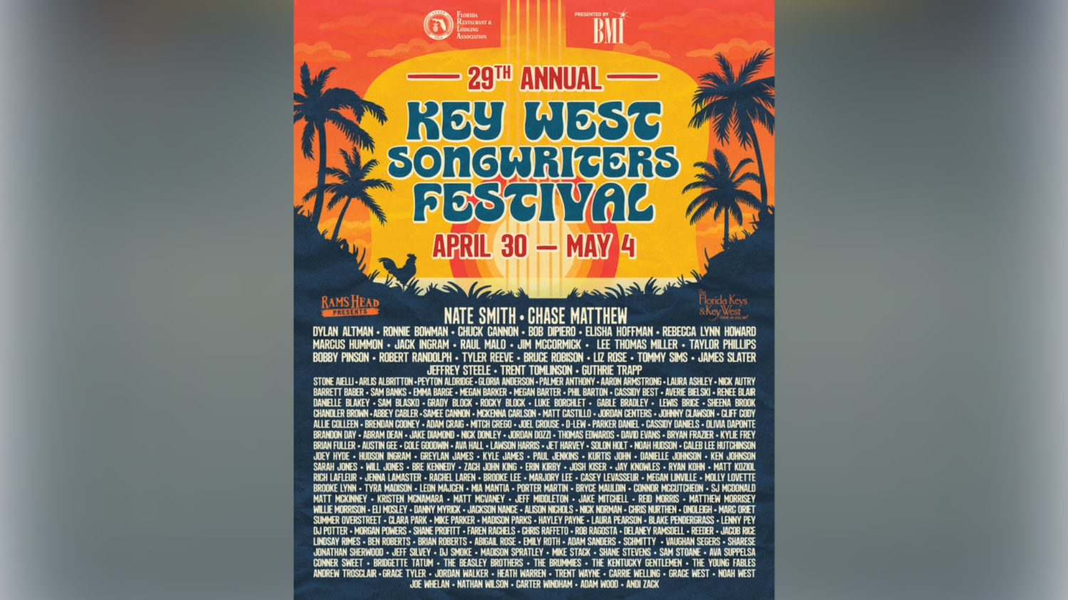 29th Annual Key West Songwriters Festival Reveals Early Details and ...
