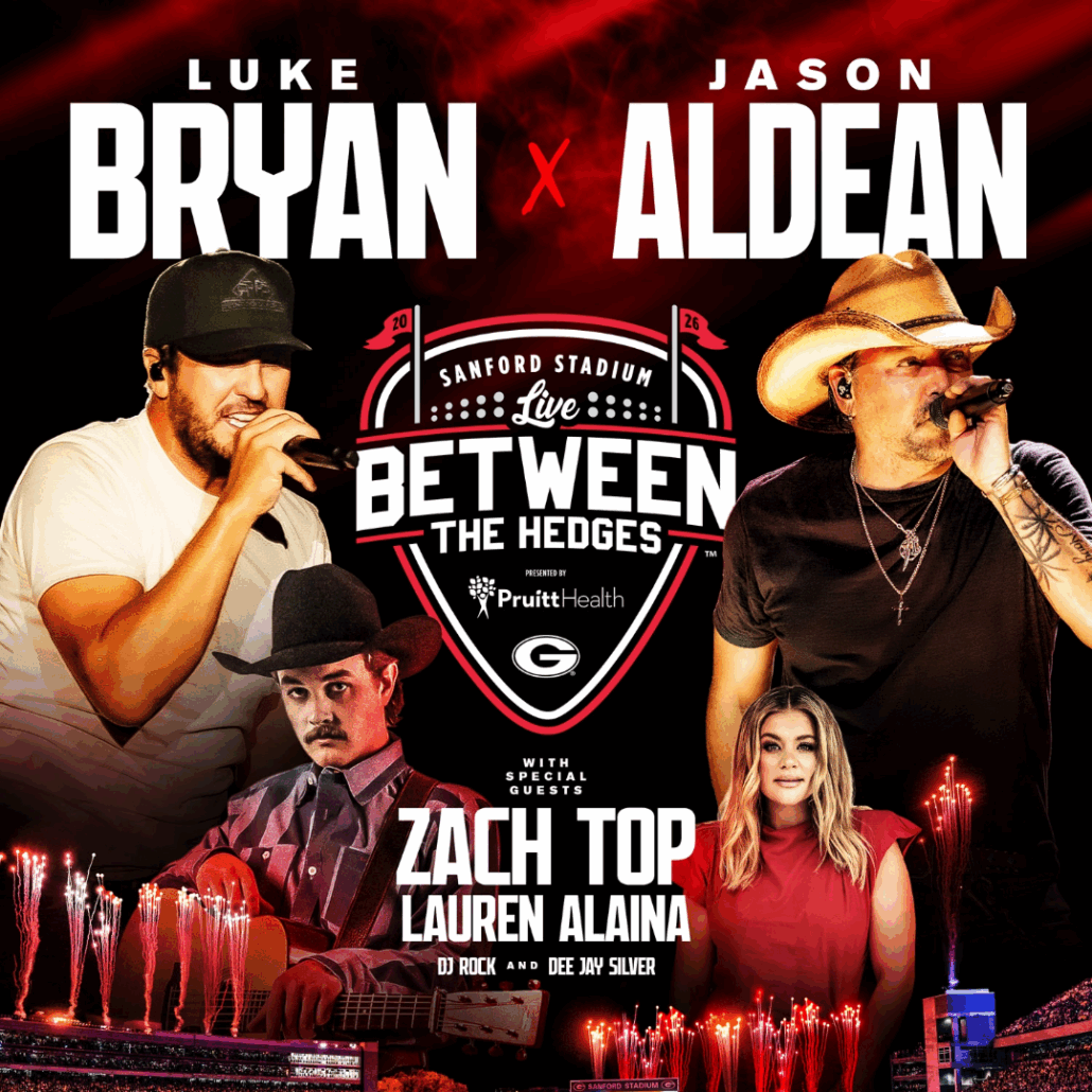 Luke Bryan & Jason Aldean To Play 'Live Between The Hedges Show' At UGA ...