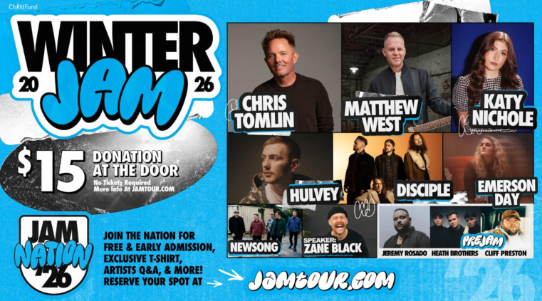 Winter Jam 2026 Returns In January With Chris Tomlin, Matthew West ...