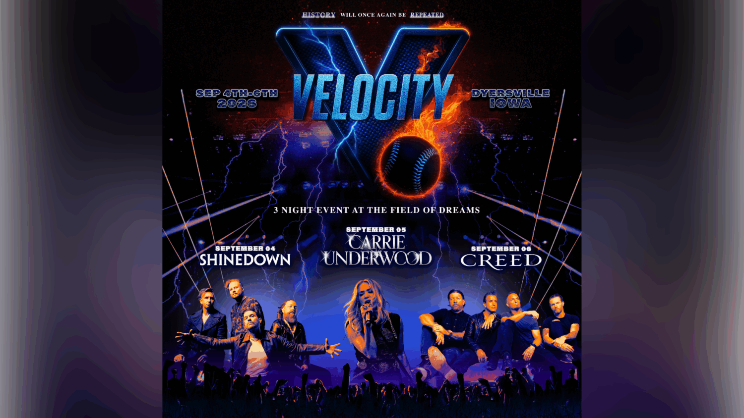 Carrie Underwood, Shinedown & Creed To Headline 'Velocity At Field Of ...
