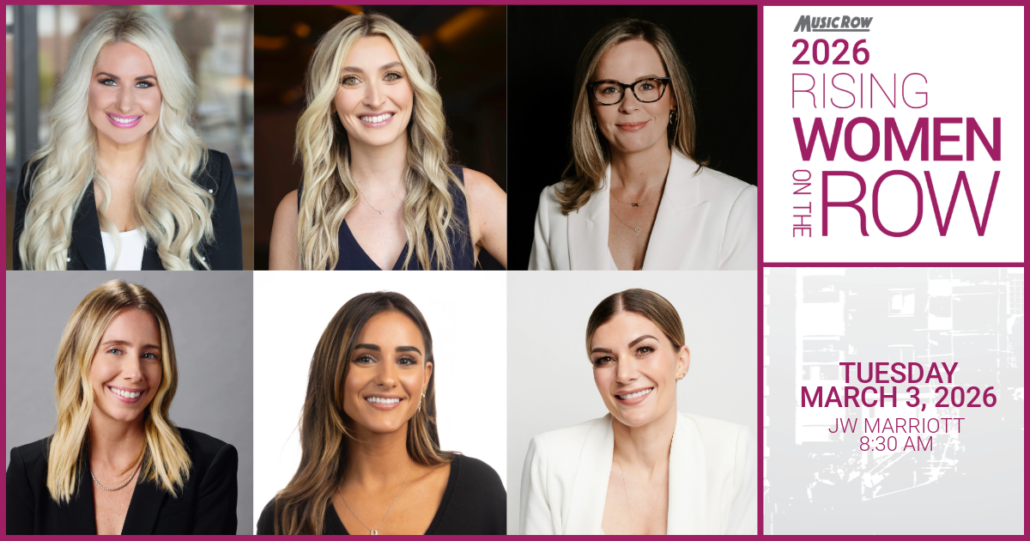TICKETS OPEN NOW: MusicRow’s 2026 Rising Women On The Row Event ...