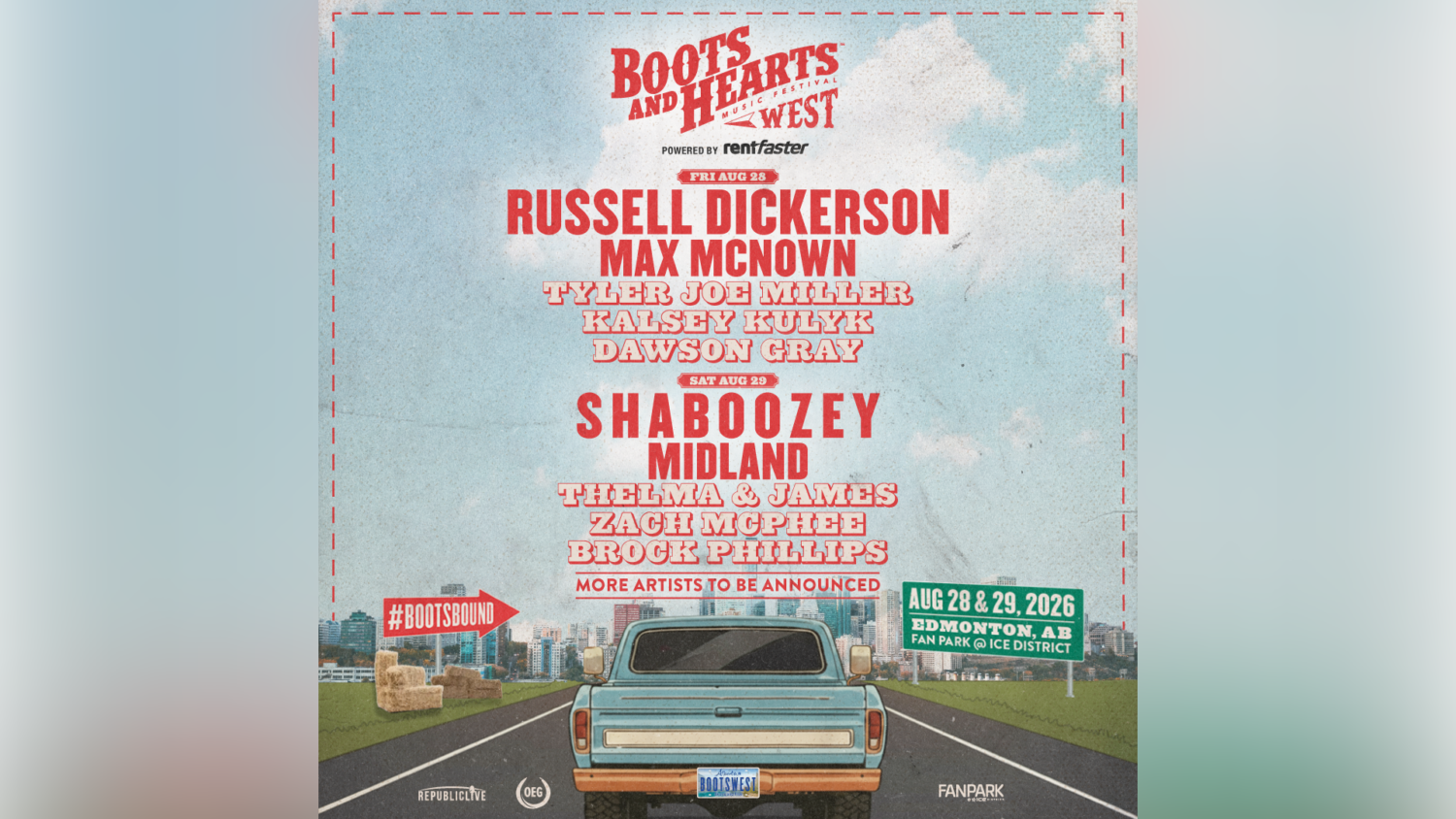 Boots And Hearts West Unveils Additional Artists For Inaugural Festival ...