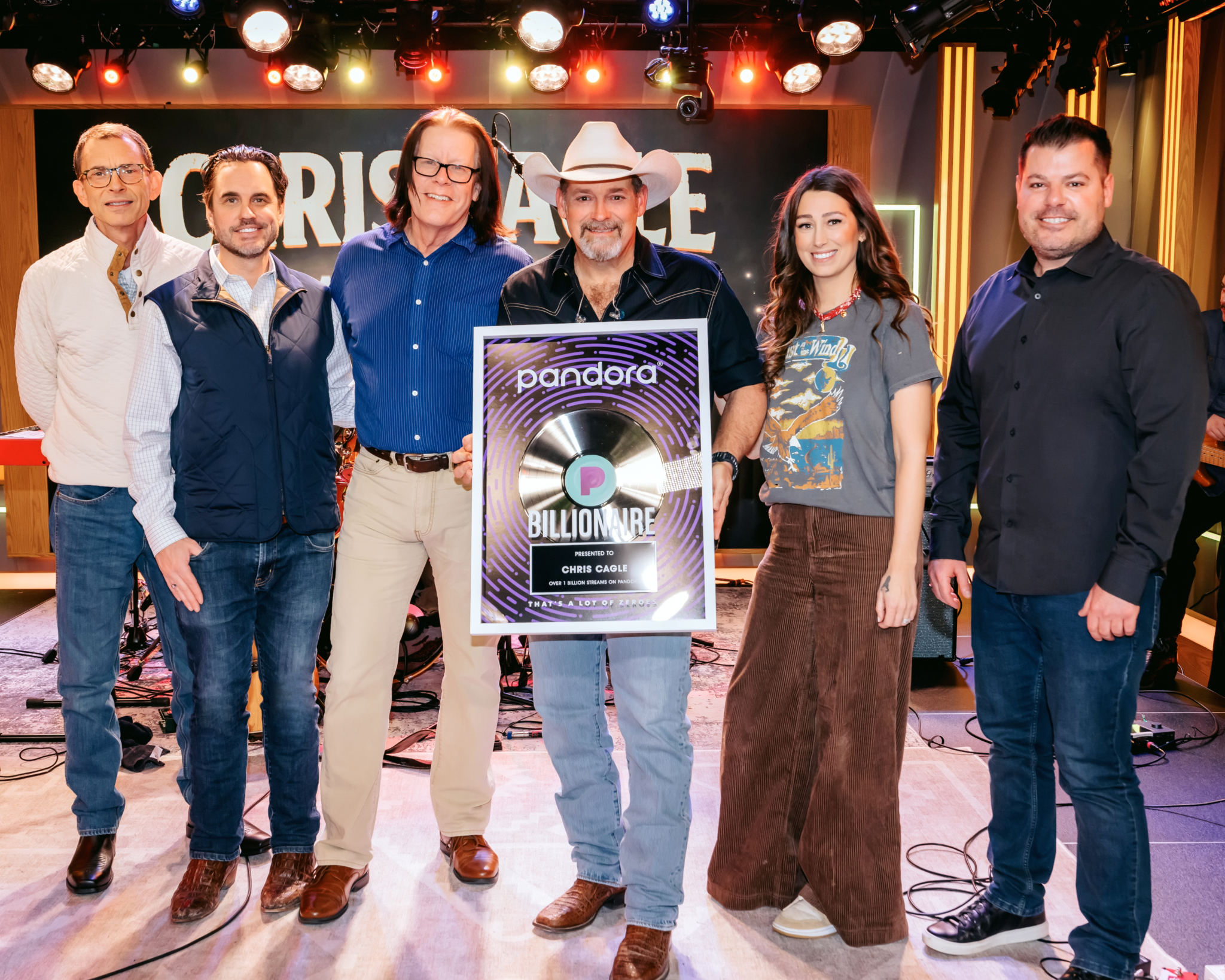 Chris Cagle Receives Pandora Billionaire Plaque, Signs Management Deal ...