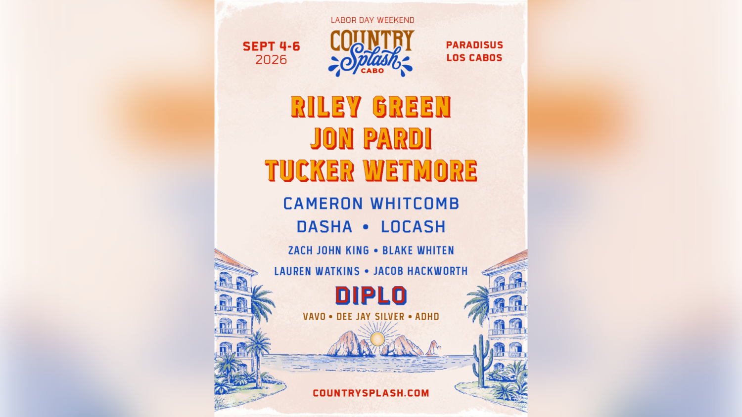 Riley Green, Jon Pardi, Tucker Wetmore & Diplo To Headline Country ...